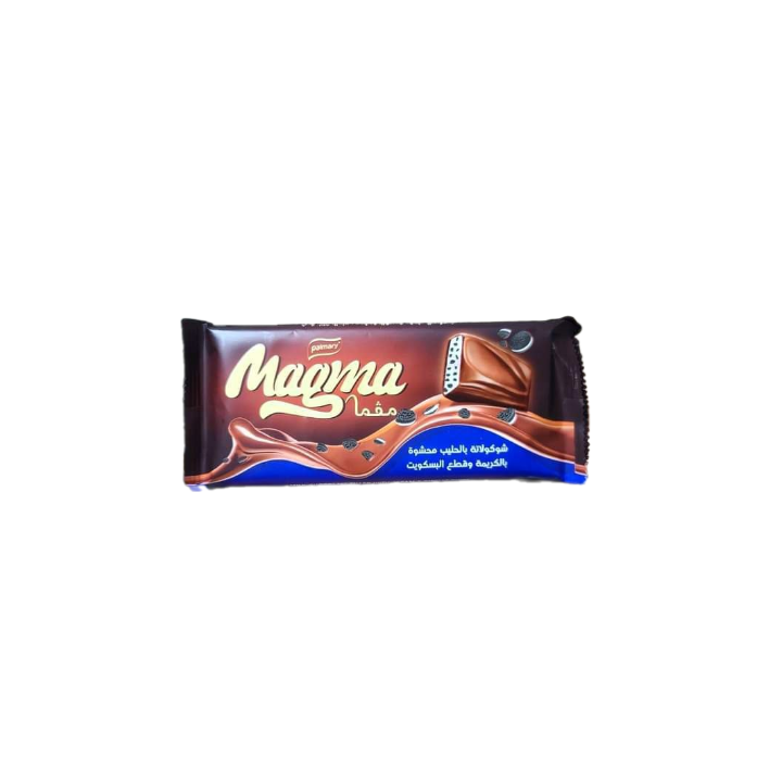 Magma Milk Chocolate Filled With Cream & Biscuit Chips 90G | سوبيرات ...